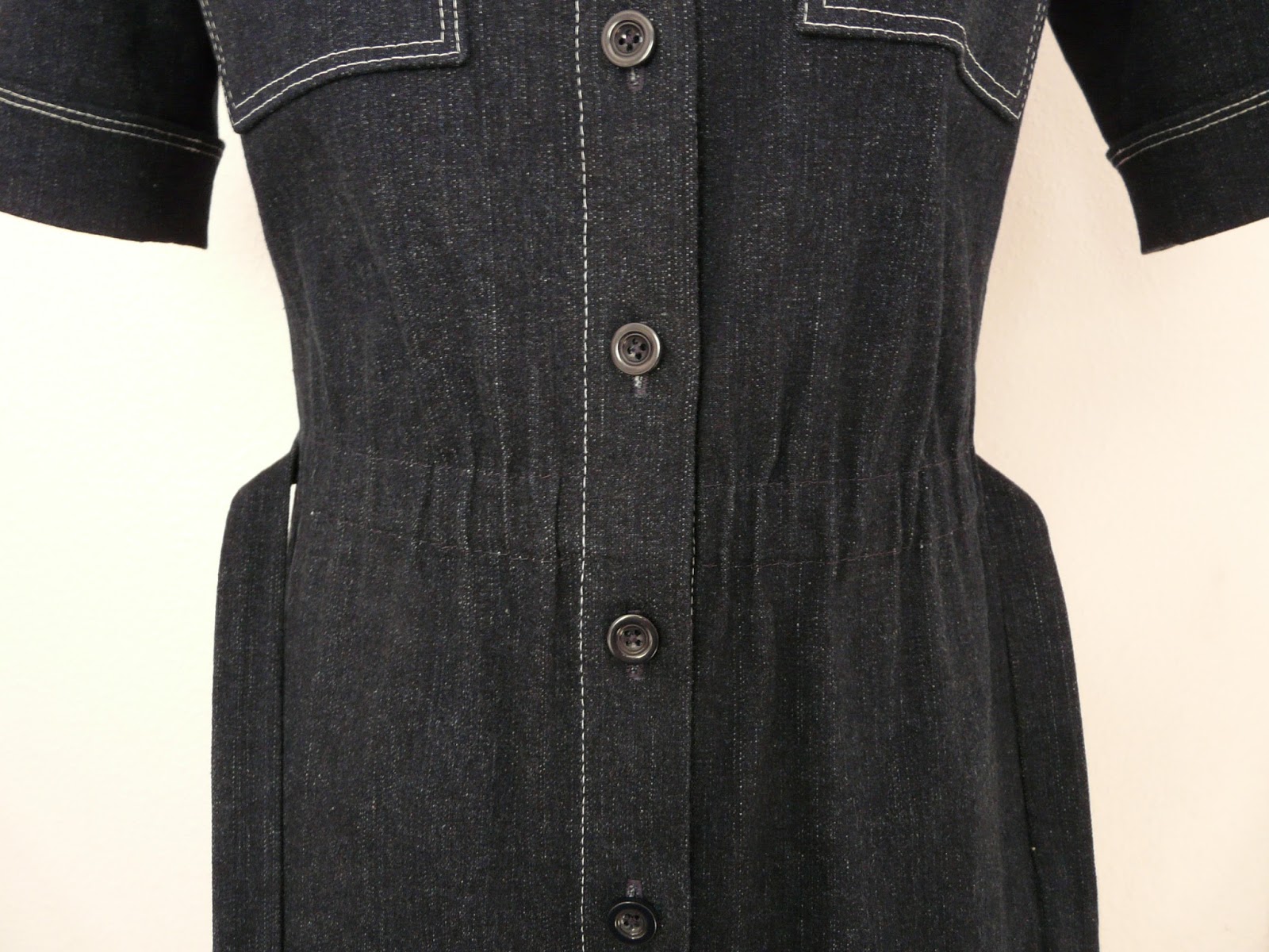 Amanda's Adventures in Sewing: Simplicity 8014 - Denim shirtdress w ...