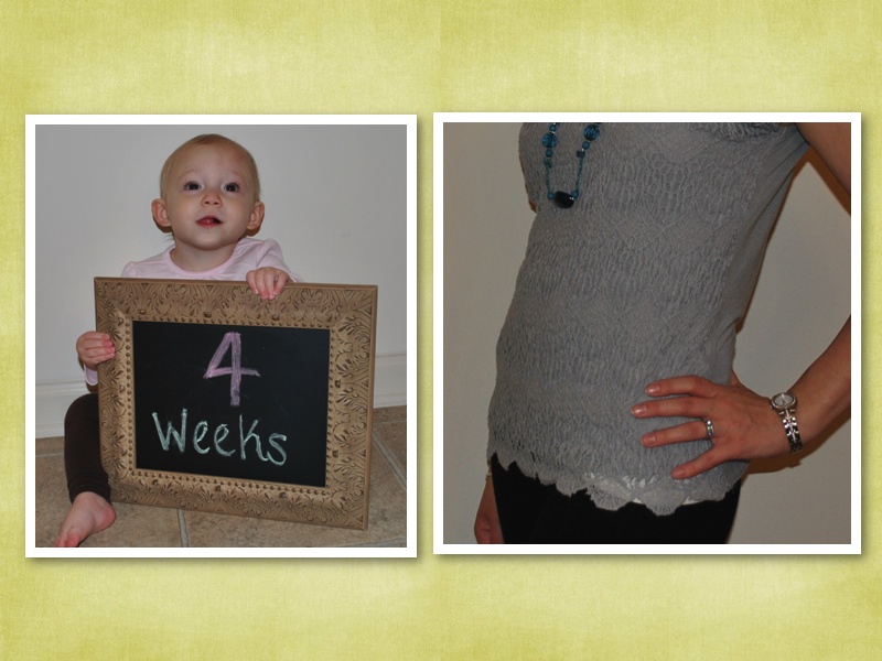 The Harwell Family: 4 Weeks Pregnant