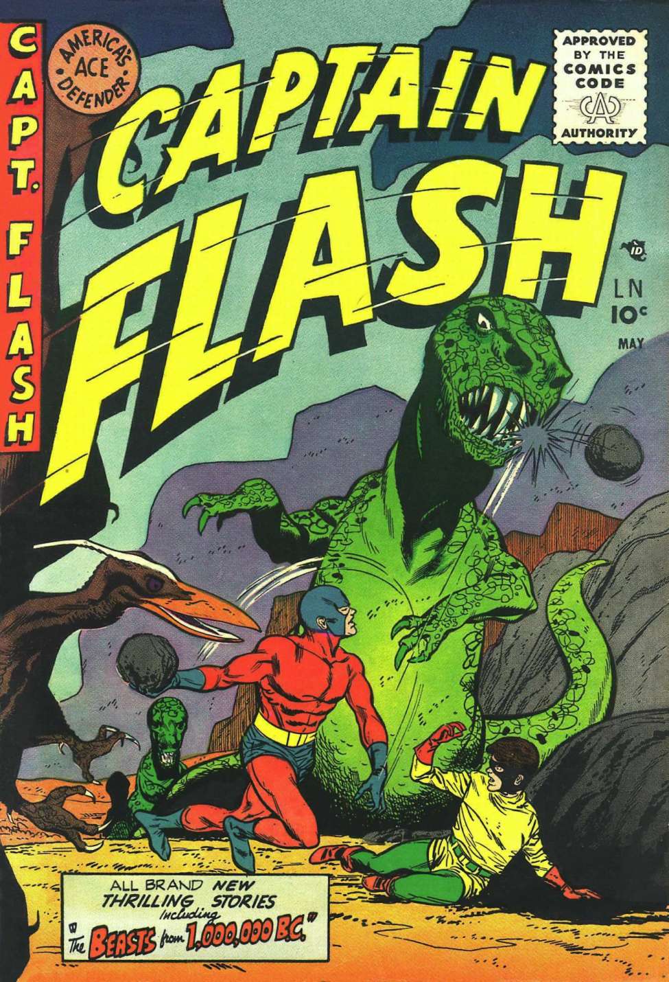 Rip Jagger's Dojo: Atomic Spotlight 1950's - Captain Flash!