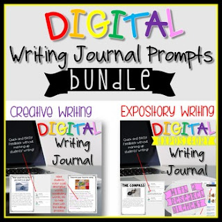Digital Writing Journals: FREEBIE Included! | Virginia is for Teachers
