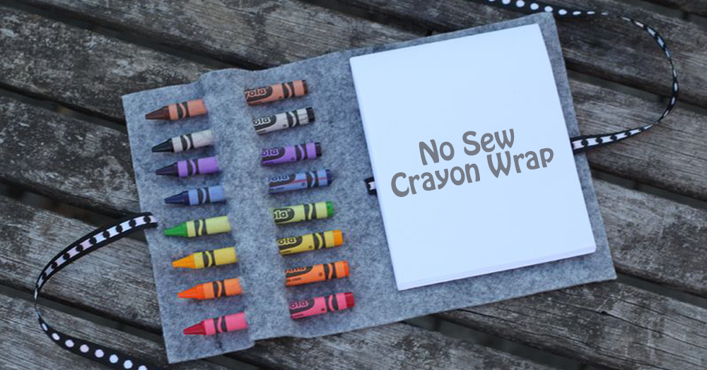 No-Sew Crayon Wrap