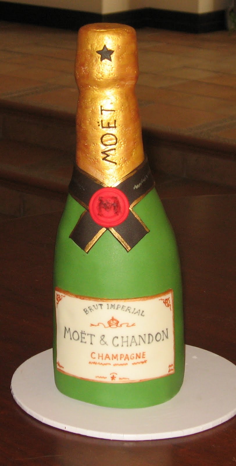 Let Them Eat Cake: Moet Chandon Champaigne bottle