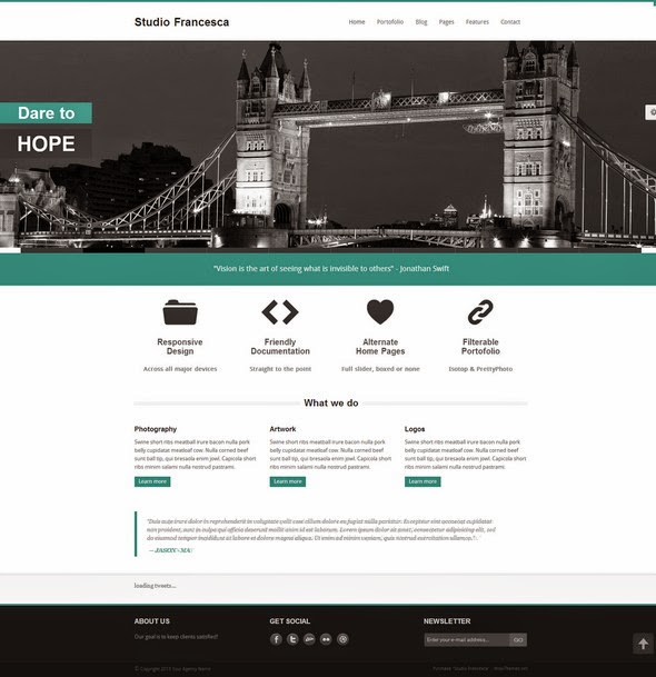 45 Free Responsive HTML5 CSS3 Website Templates 2015