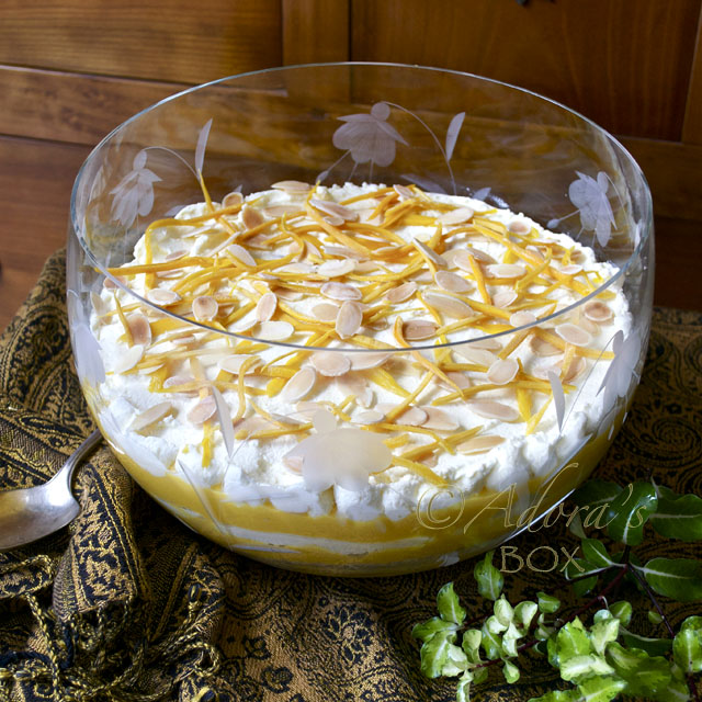 Adora's Box: PEACH AND MANGO TRIFLE