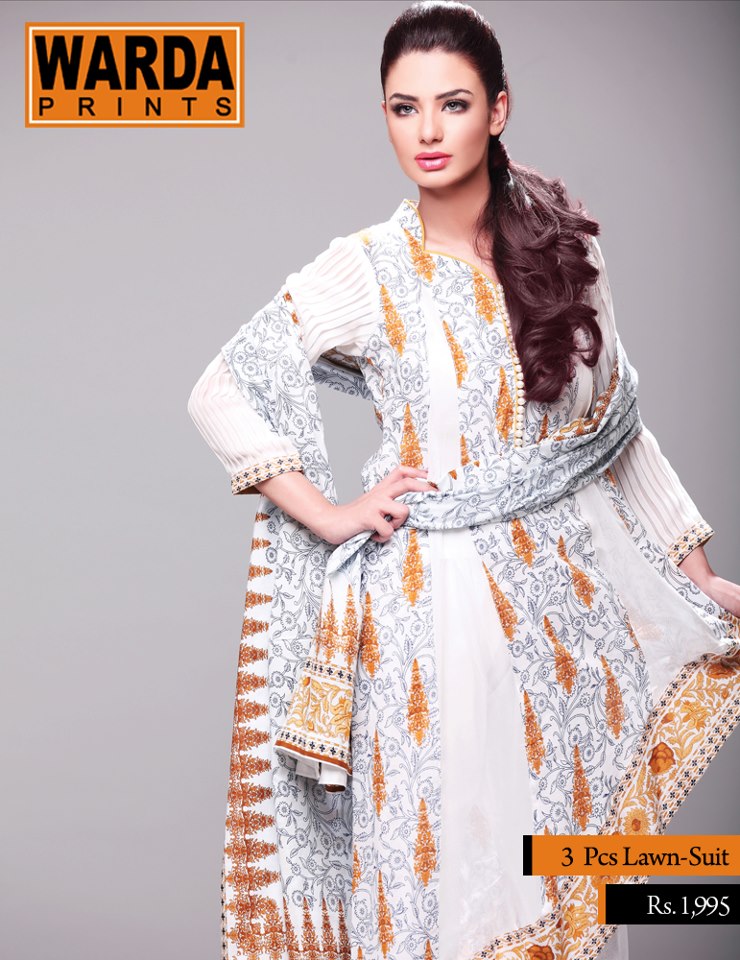 Warda Designer Lawn Suits Summer Collection 2013 Vol-2 | Fresh ...