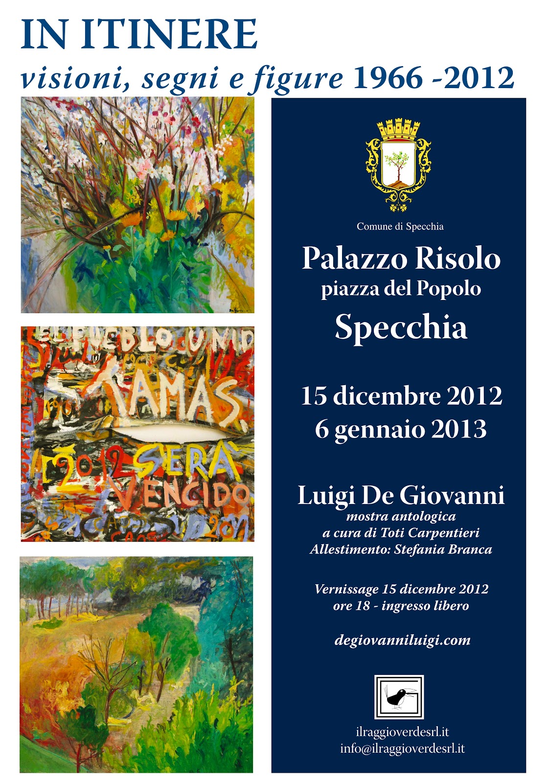 PITTORE DE GIOVANNI LUIGI SPECCHIA LECCE "SUTTA LE CAPANNE DU RIPA ...