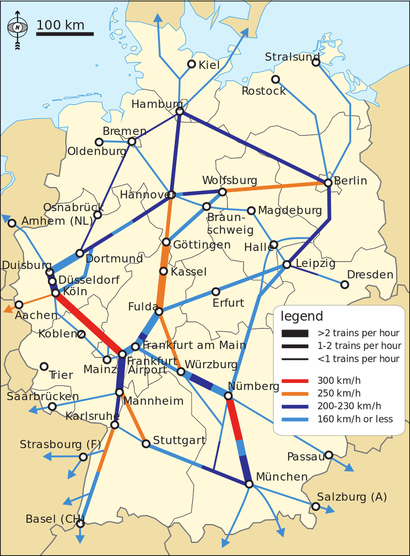 Supernova之家: 世界輪軌高速鐵路系統-ICE(World High Speed Railway-ICE)
