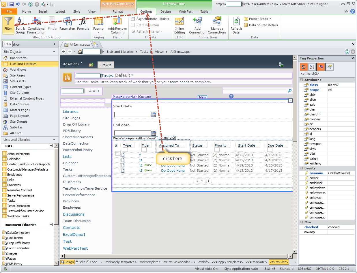 Troubleshoot India: Sharepoint 2010 List filtering by date range Troubleshoot India: Sharepoint 2010 List filtering by date range