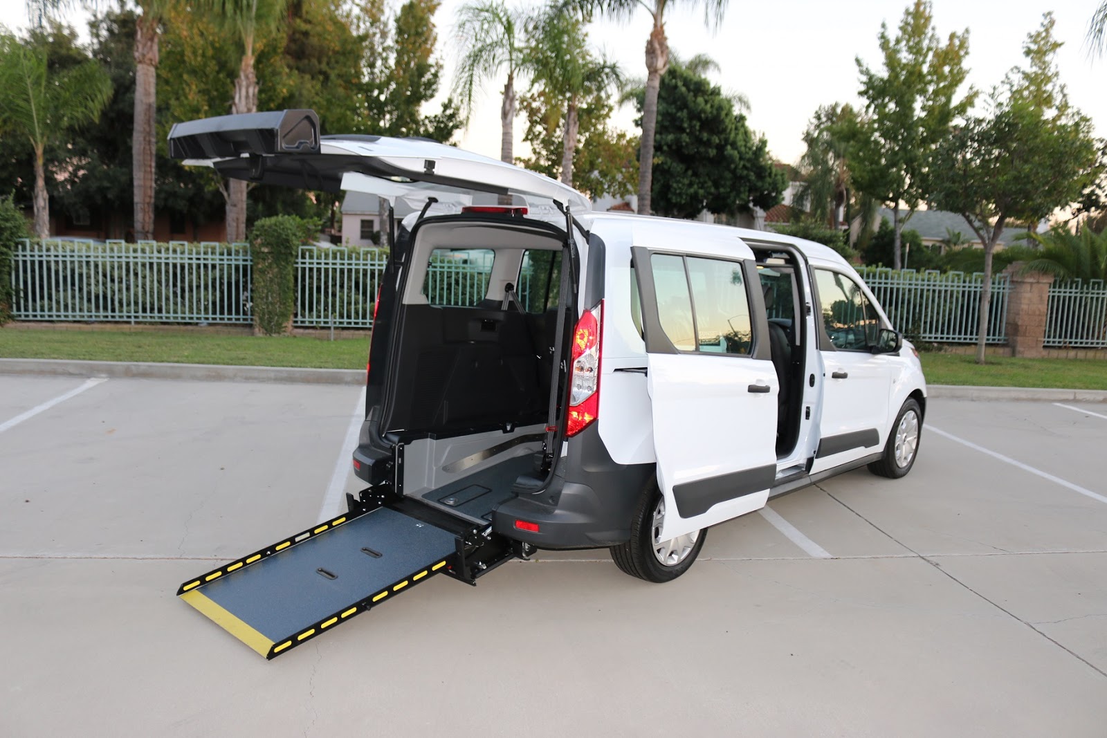 Sunset Vans: Ford Transit Connect Rear Entry Ramp