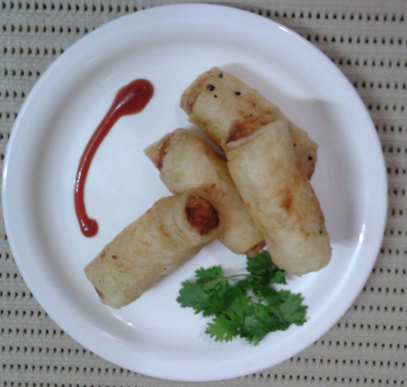 PAAKVIDHI: CHEESE CORN ROLLS