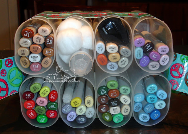 Simply Handcrafted: Homemade Copic Carrying Case