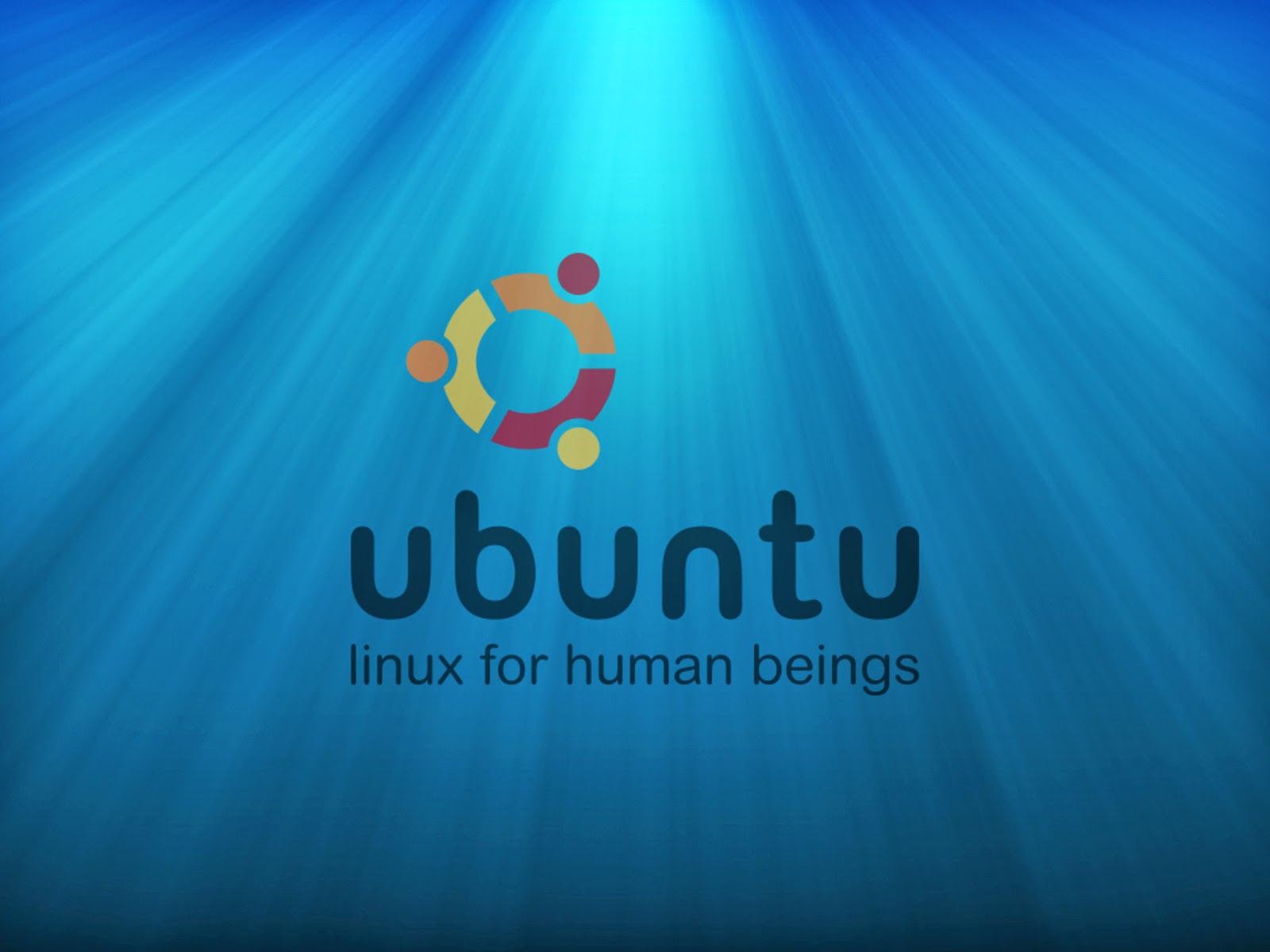 Ubuntu Blue Background Wallpaper - HD wallpaper