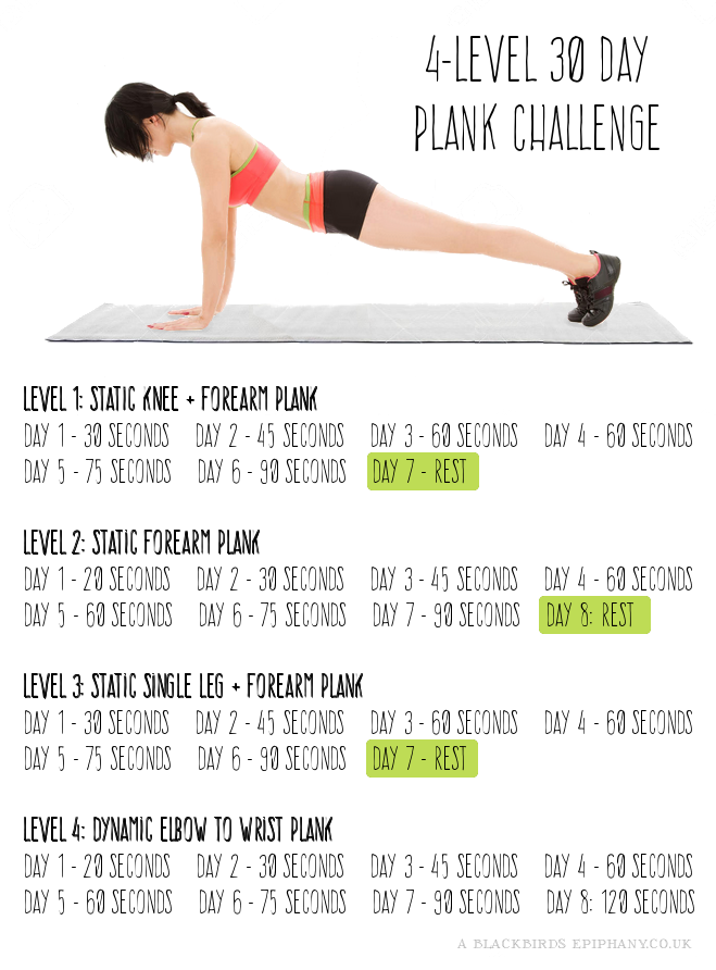 30 Day Plank Challenge