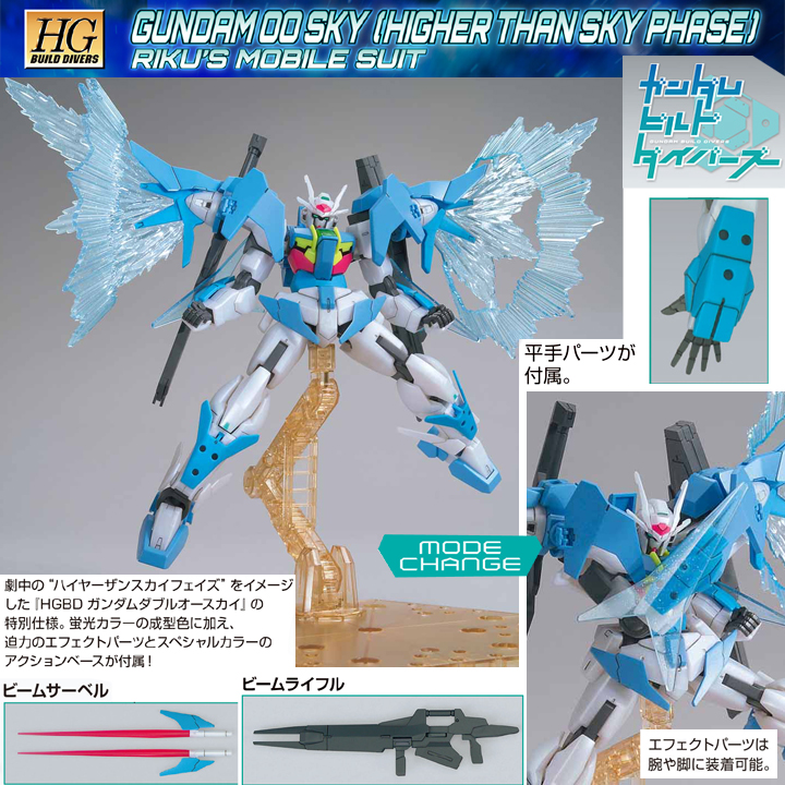 HobbyKid: HGBD 1/144 Gundam 00 Sky [Higher Than Sky Phase]