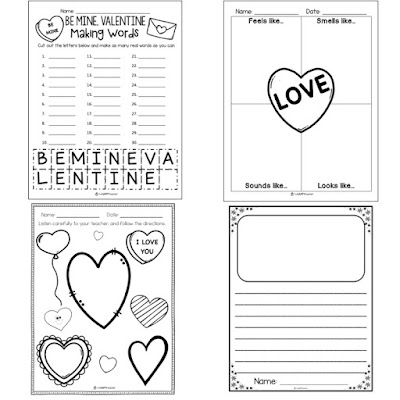 February NO PREP Printables & Activities for Valentine's Day ...