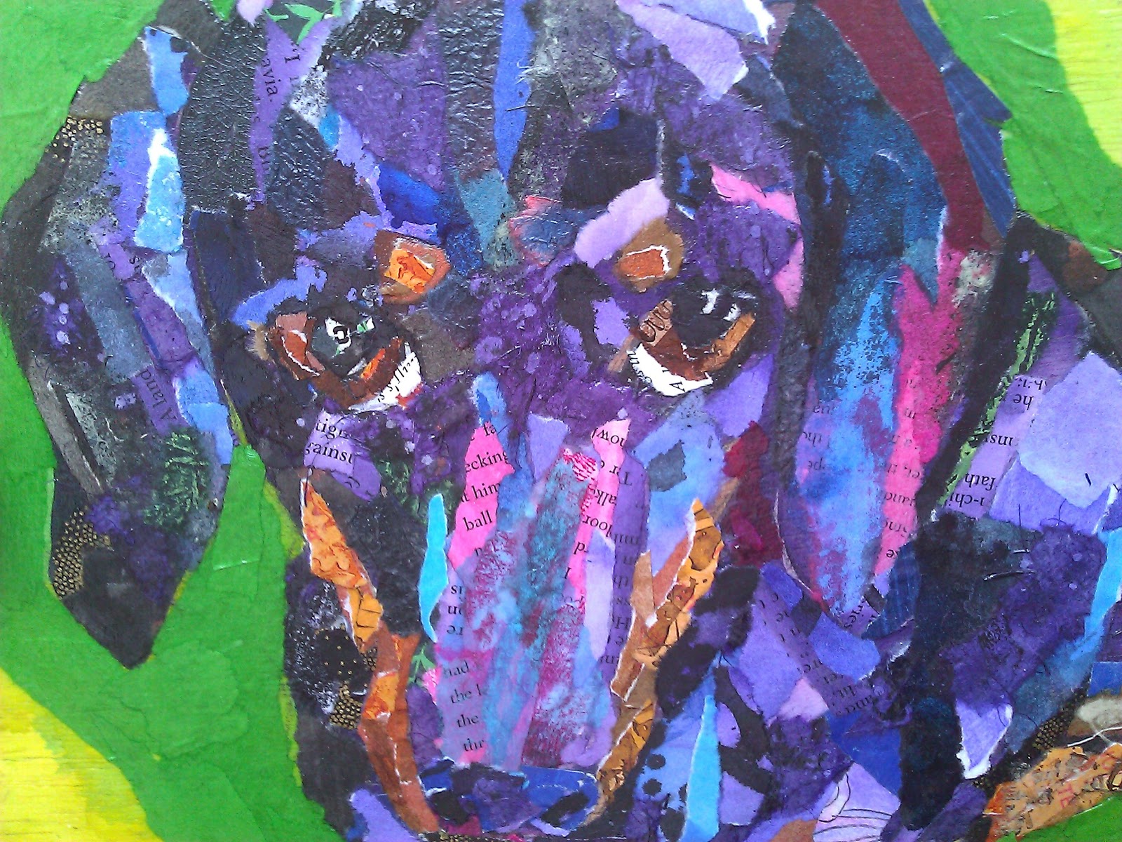 The Virtual Artroom: Paper Paintings Lesson, Part 2