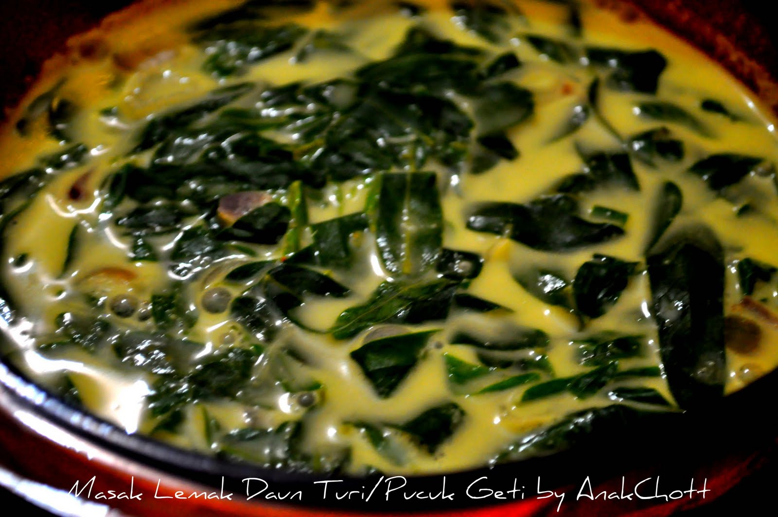 By Dapur Kekla: Masak Lemak Daun Turi/Pucuk Geti