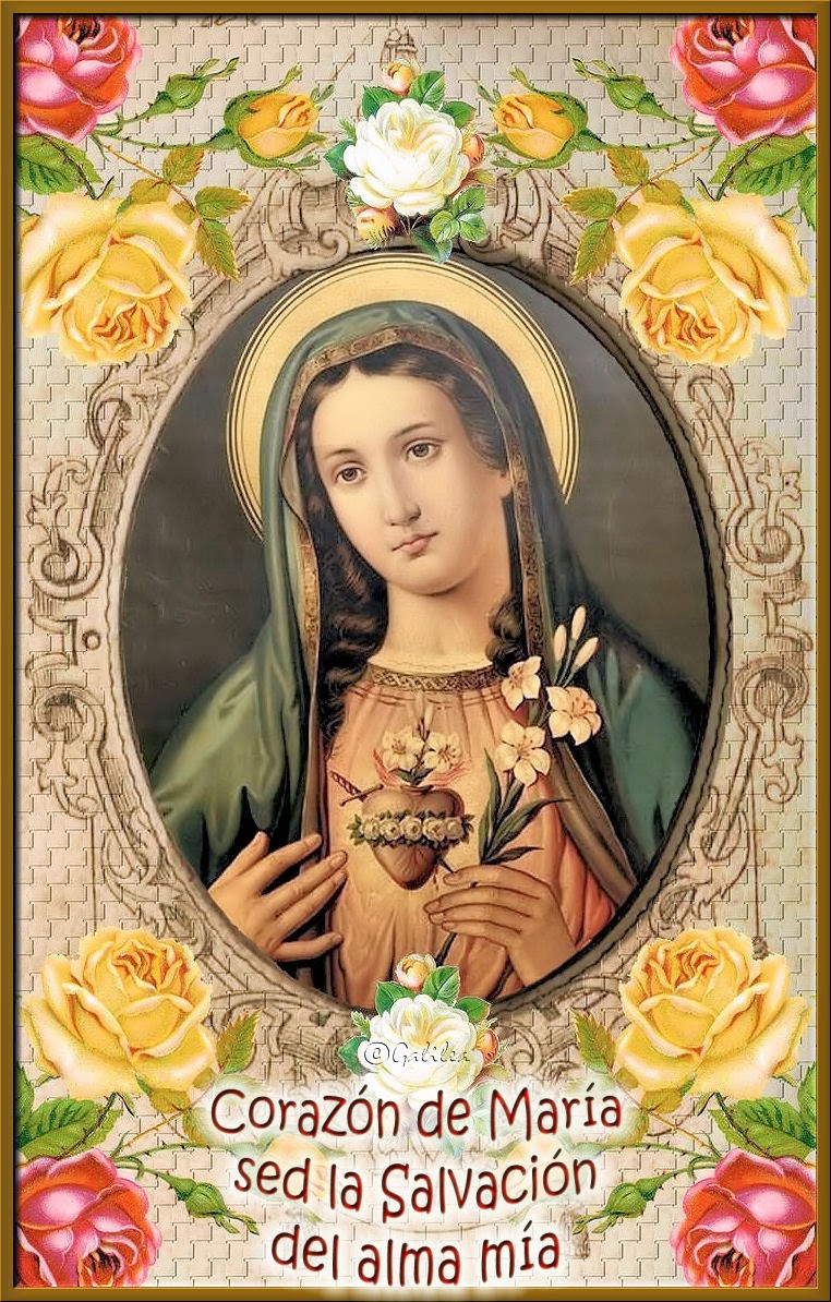 Imágenes religiosas de Galilea: Corazón de María