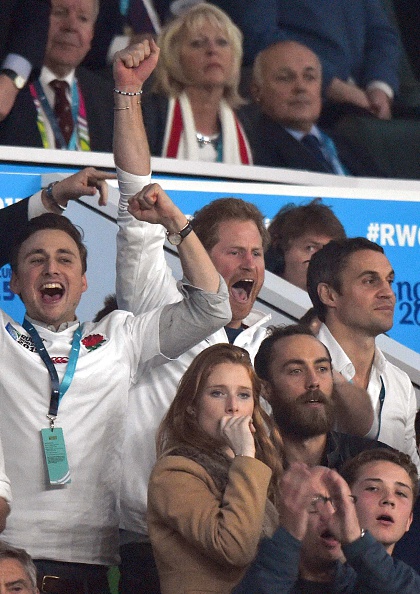 Royal Family Around the World: Prince Harry attends the England vs ...