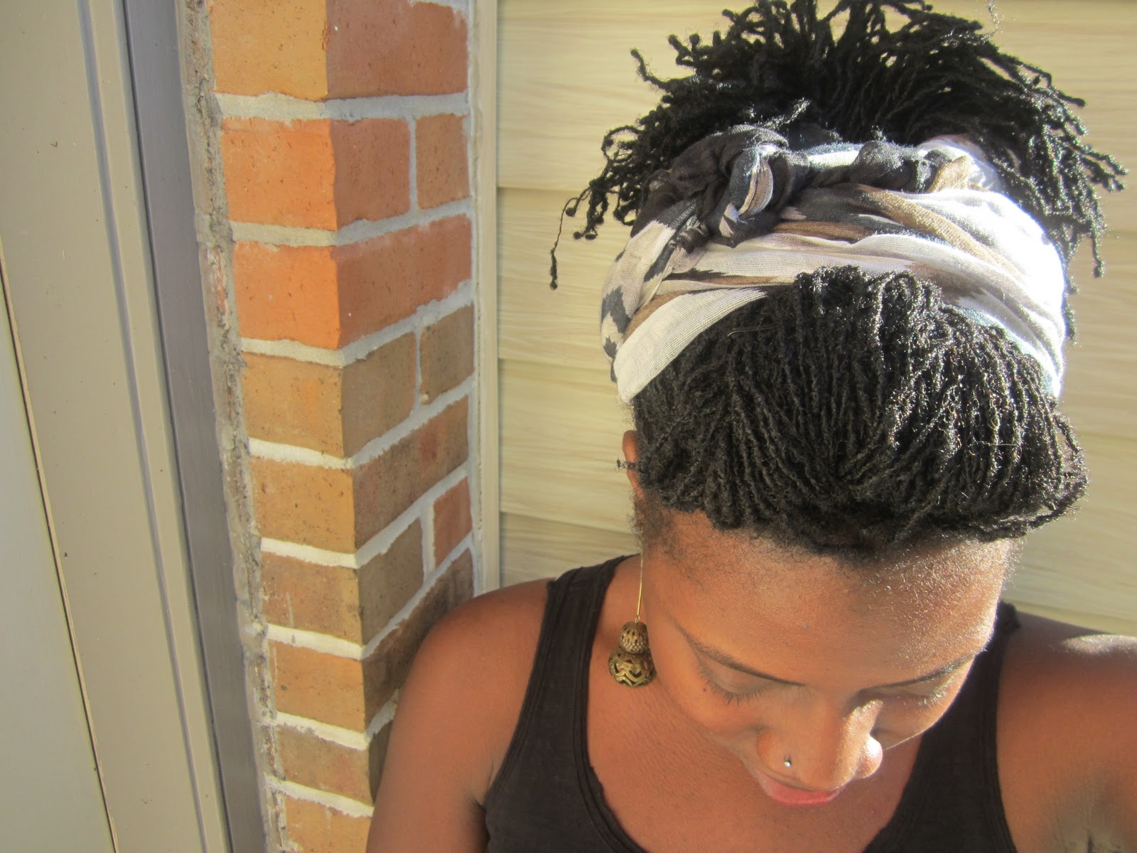 Kreyola's Journeys: Style Edition: Puff Bang & Turban Headwrap