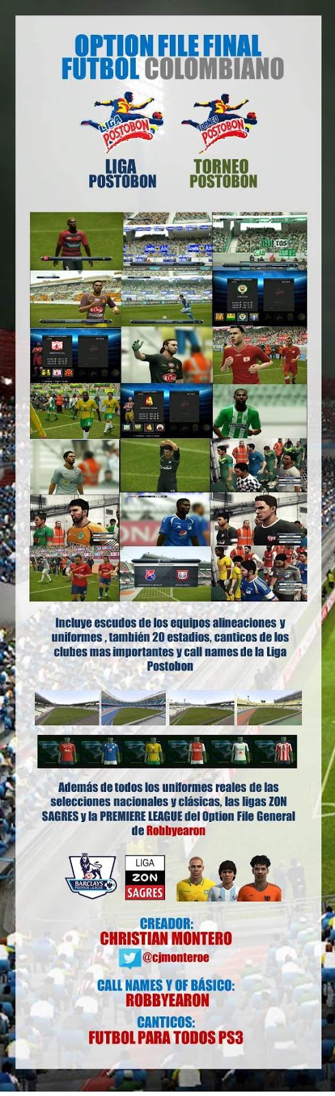 Option File Futbol Colombiano Pes2013 ~ Hablamospes ~