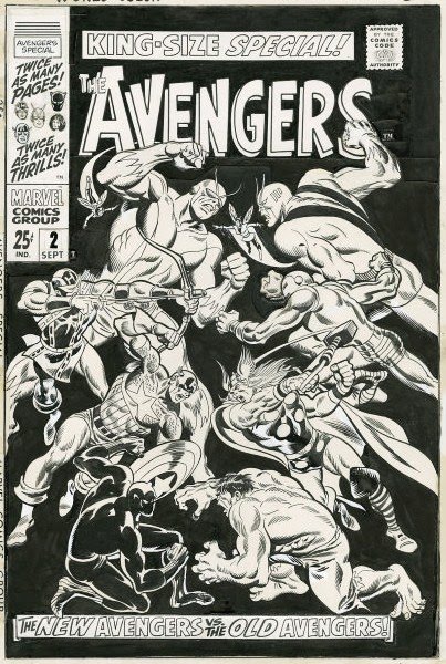 Dave's Original Comic Art Blog: Marvel Spotlight: The Avengers