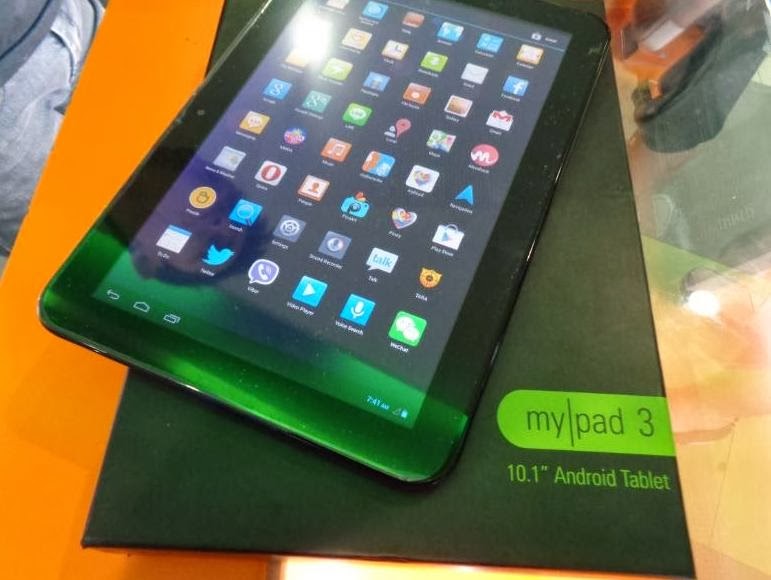 MyPhone MyPad 3, 10.1-inch 3G Capable Quad Core Tablet - TeknoGadyet