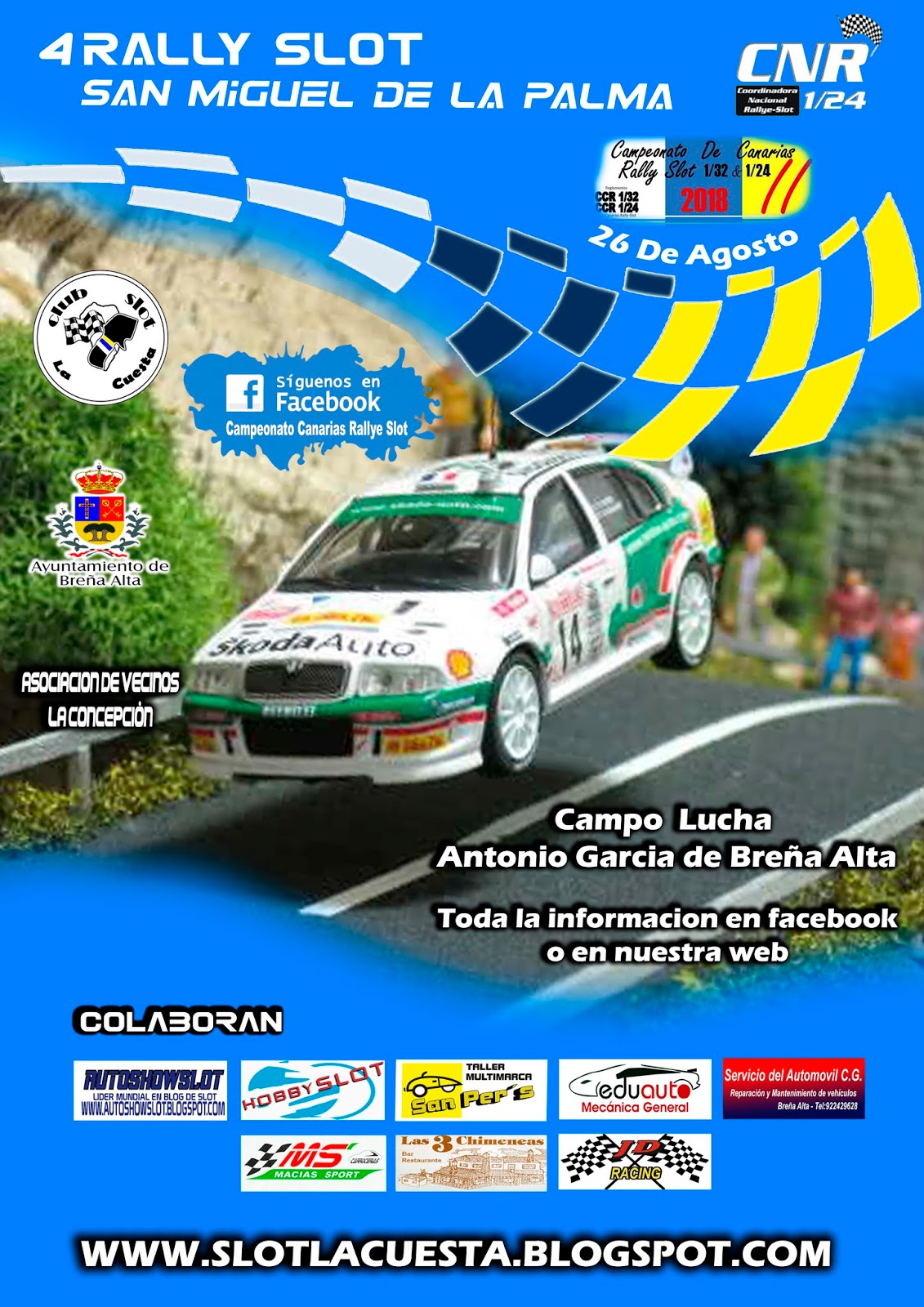 Club Slot la Cuesta: Cartel 4º Rally Slot San Miguel De La Palma ...