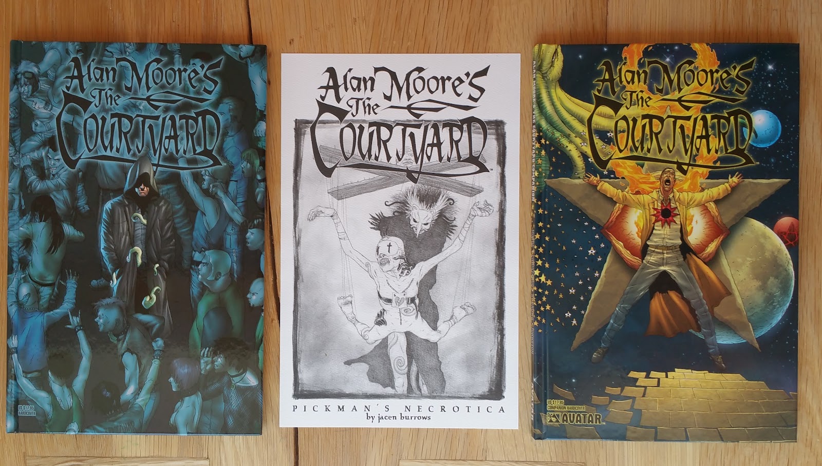 my absolute collection: Alan Moore's The Courtyard B&W Deluxe Hardcover Set