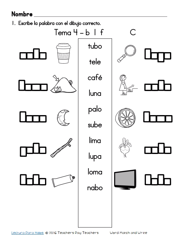 Mommy Maestra: Free Download: Making Words in Spanish