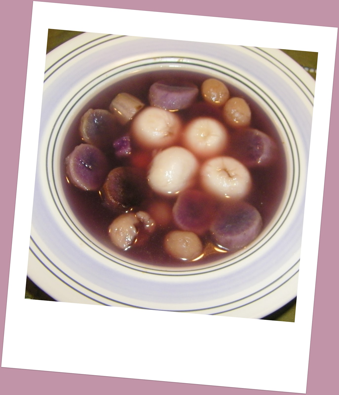 Little Bellevue Kitchen: Purple Yam with Glutinous Rice Ball