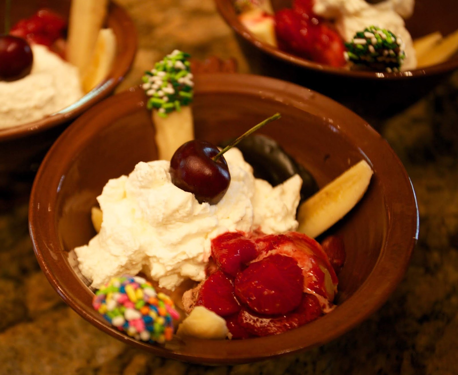 Mini Banana Splits