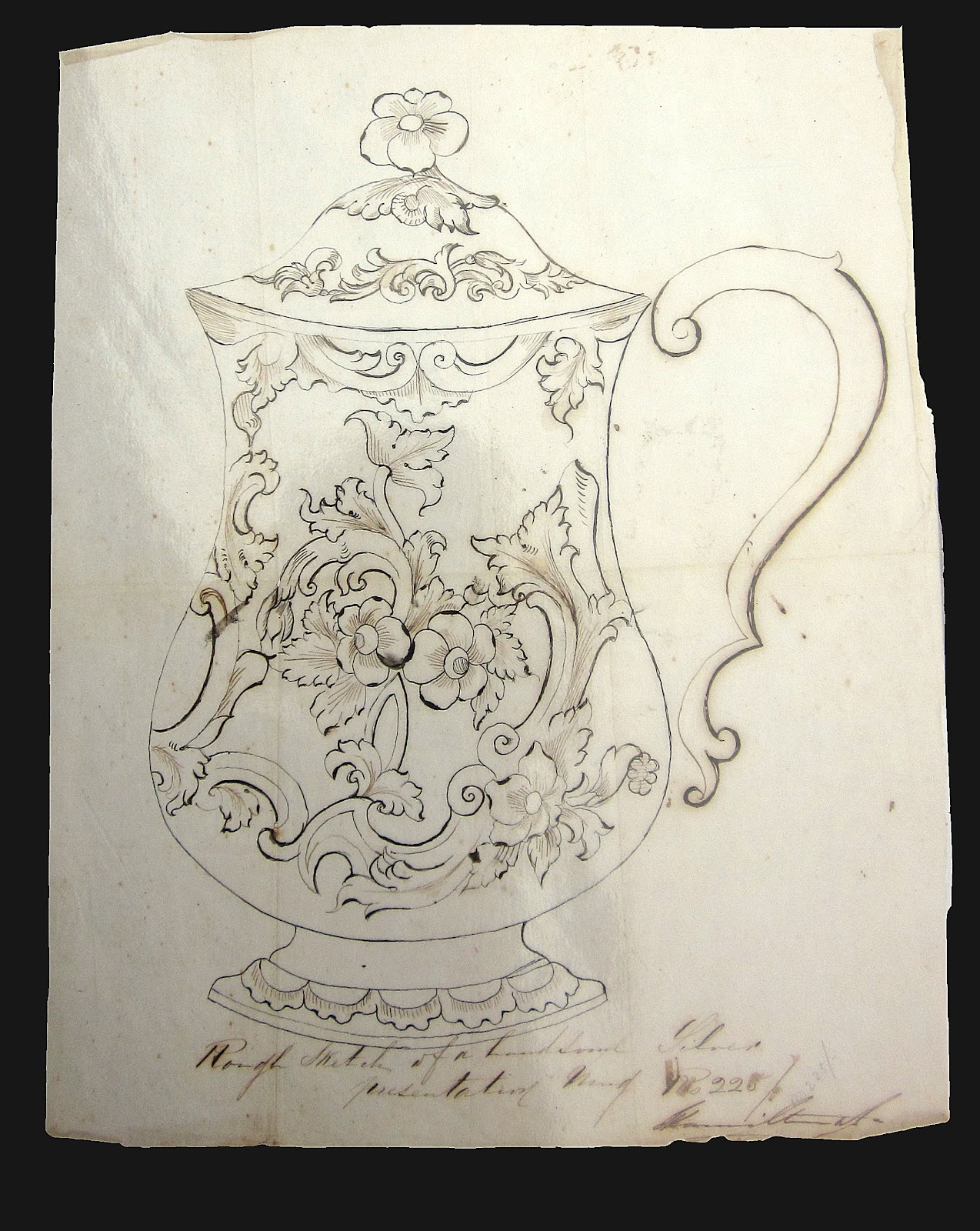 Indian Silver during the Raj: Silversmiths' Design Drawings