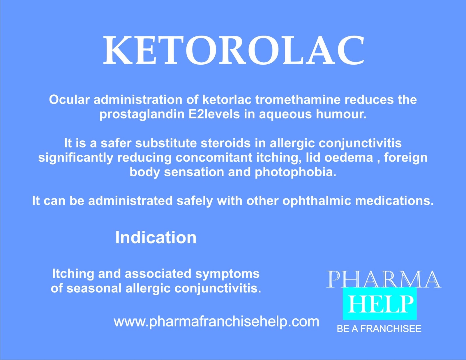 KETOROLAC TROMETHAMINE – Pharma Franchise Help