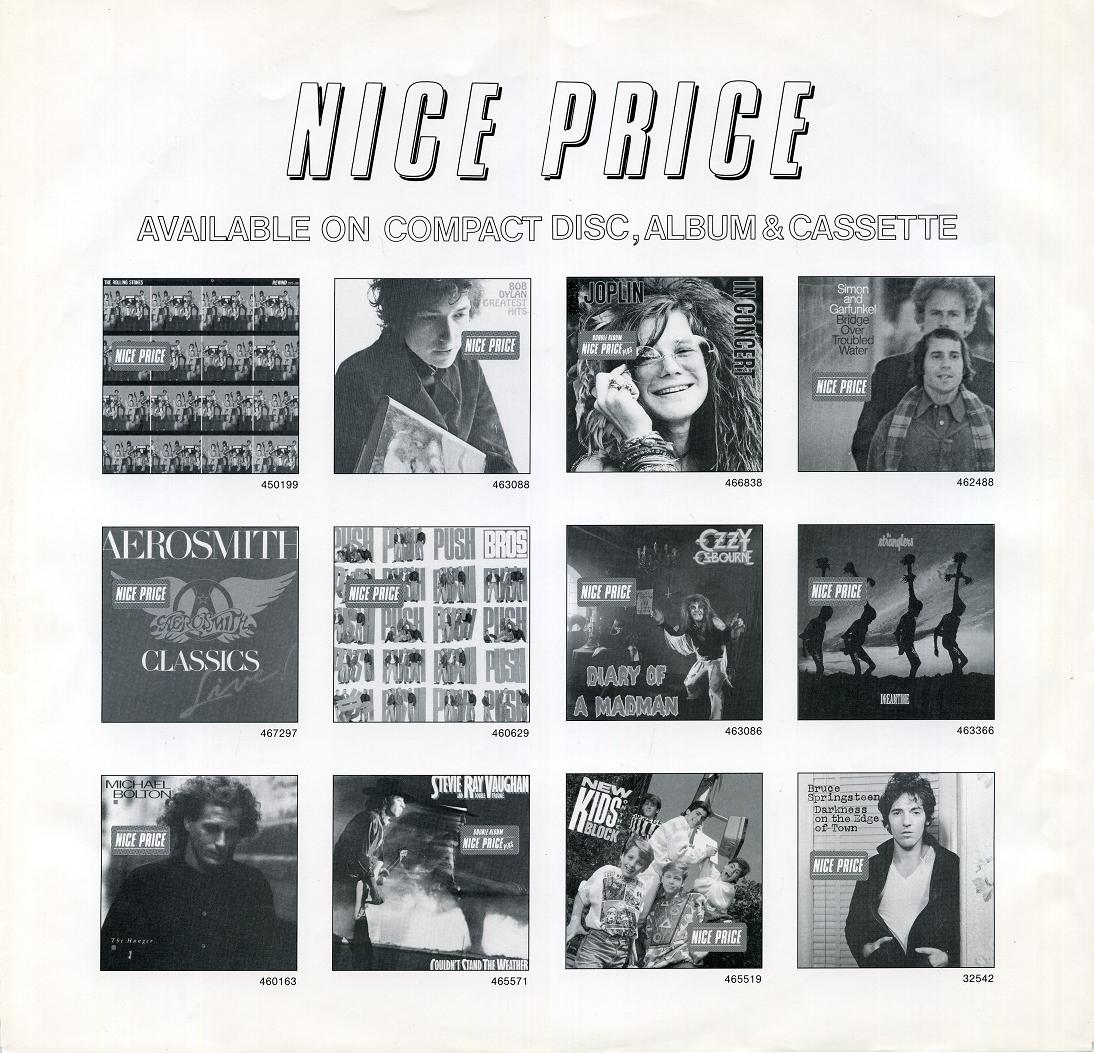 Bob Dylan in (het) Nederland(s): Dylan & reclame #2 [nice price]