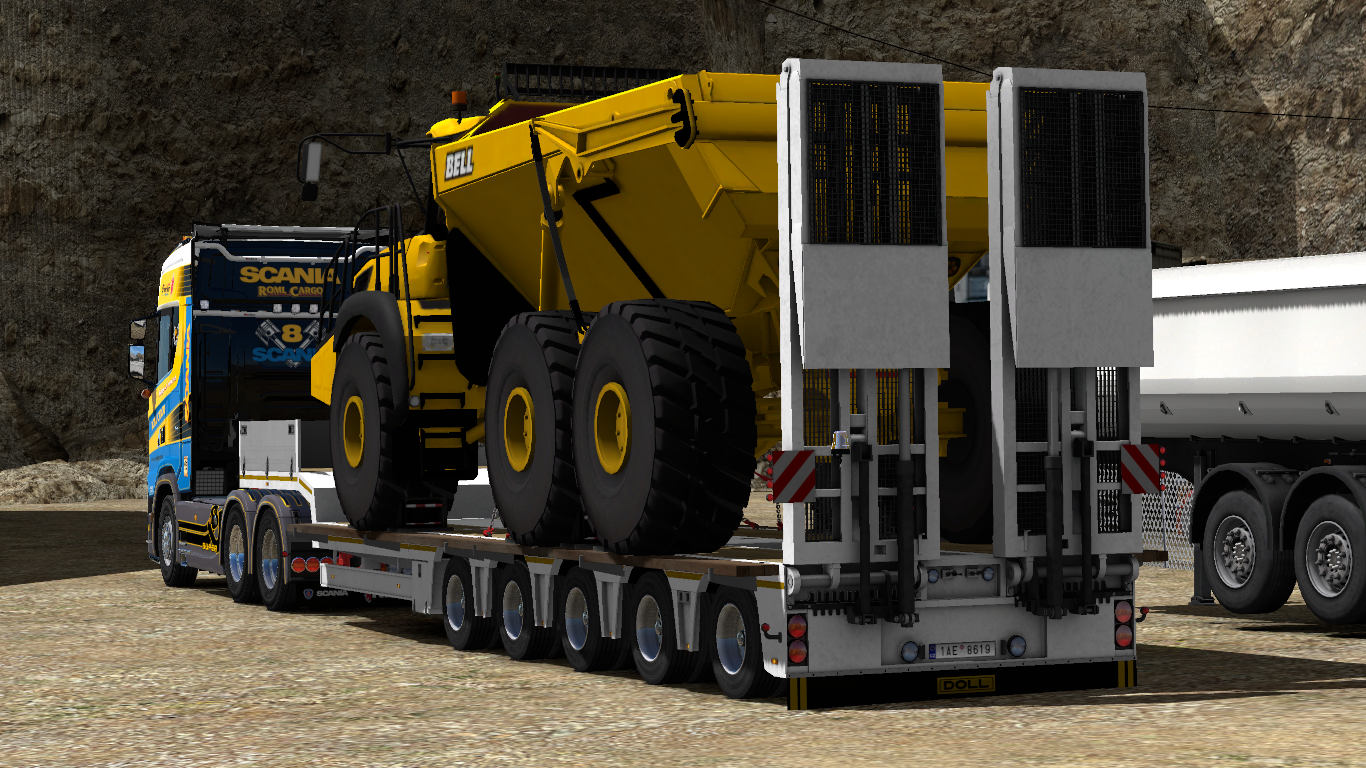 Ownable Overweight Trailer Doll Panther v 1.0 - Euro Truck Simulator 2 ...