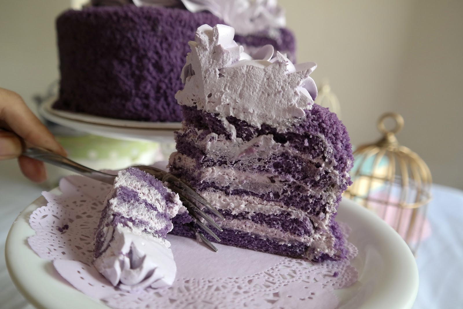 Sand Under My Feet: Nothing Beats the Classic: Ube Cake by Cara Mia ...
