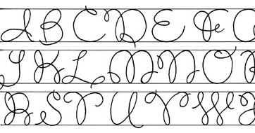 Margaret Shepherd: Calligraphy Blog: Calligraphy Every Day 5: Stringy