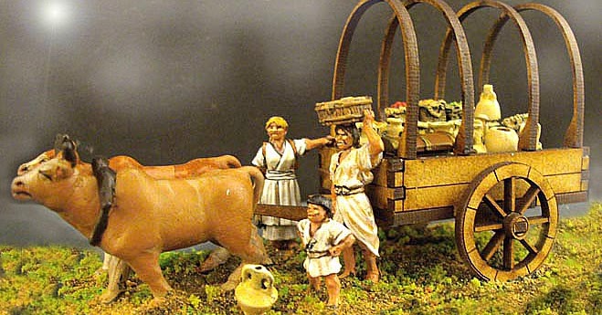 Land of the Lead: 28mm ROMAN SUPPLY CARTS