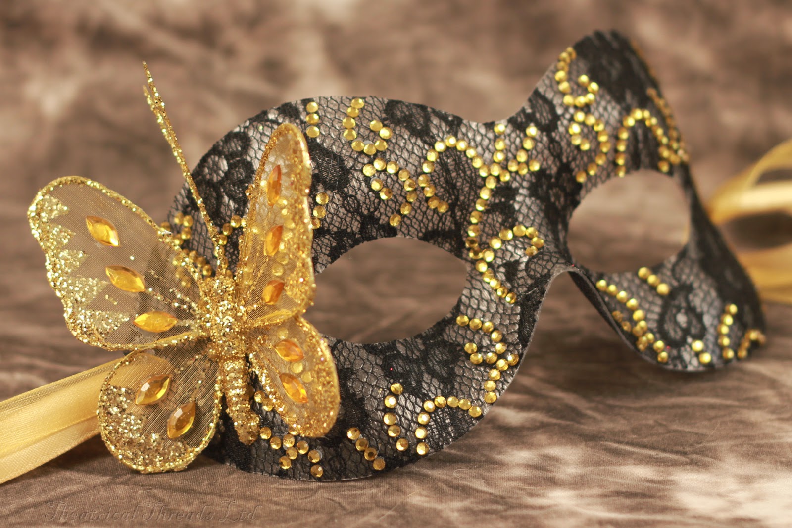 Theatrical Threads: Flourish Hand Decorated Masks