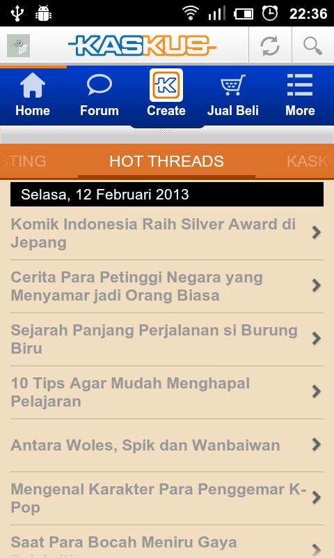 Cara Install Kaskus for Android | Sucipto