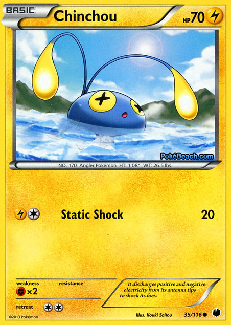 Chinchou -- Plasma Freeze Pokemon Card Review | PrimetimePokemon's Blog