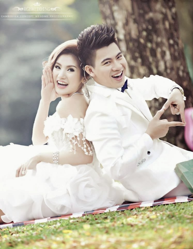 Cambodian Stars: HANDSOME AND BEAUTIFUL STARS: KIM SEYHA & KONG CHAN SREY MOM in PRE-WEDDING STYLE