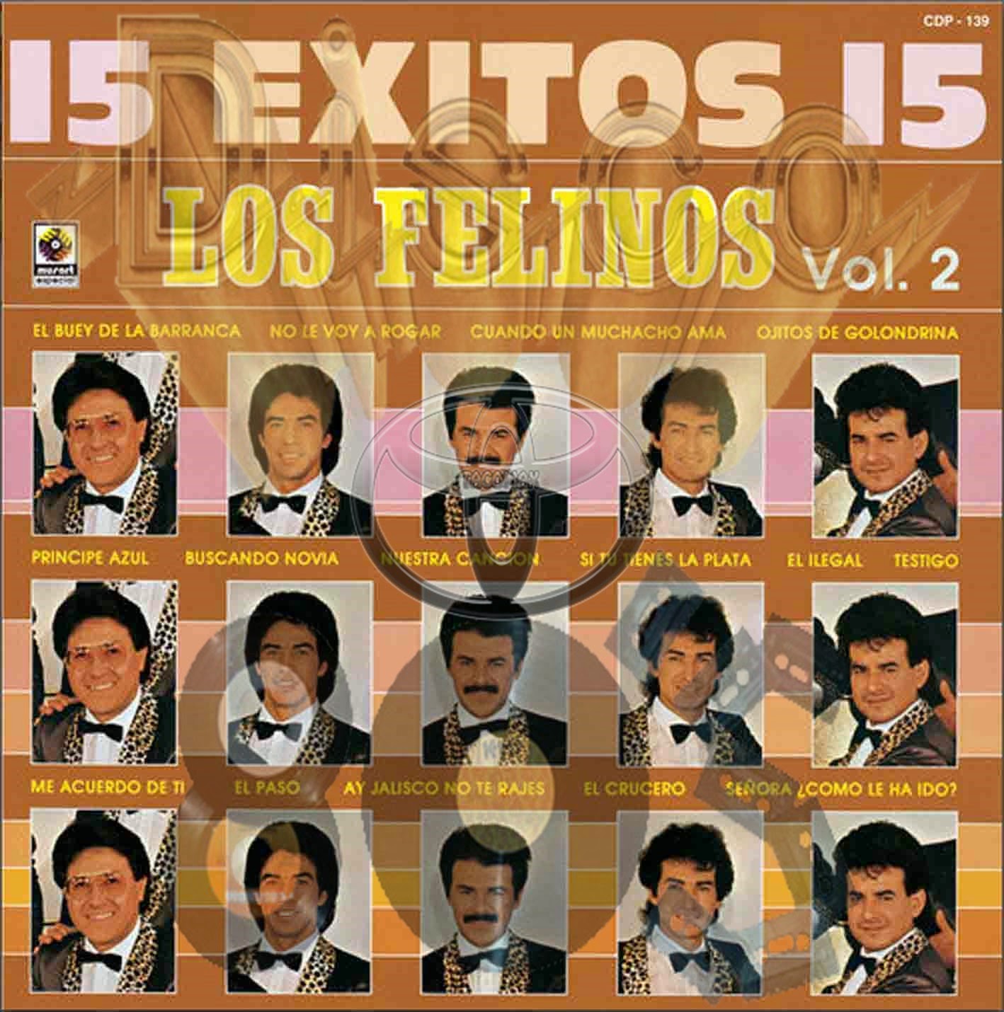 sɐɹǝdnɹƃ sǝuoıɔɔǝΙoɔ: Los Felinos-15 Exitos Vol.2