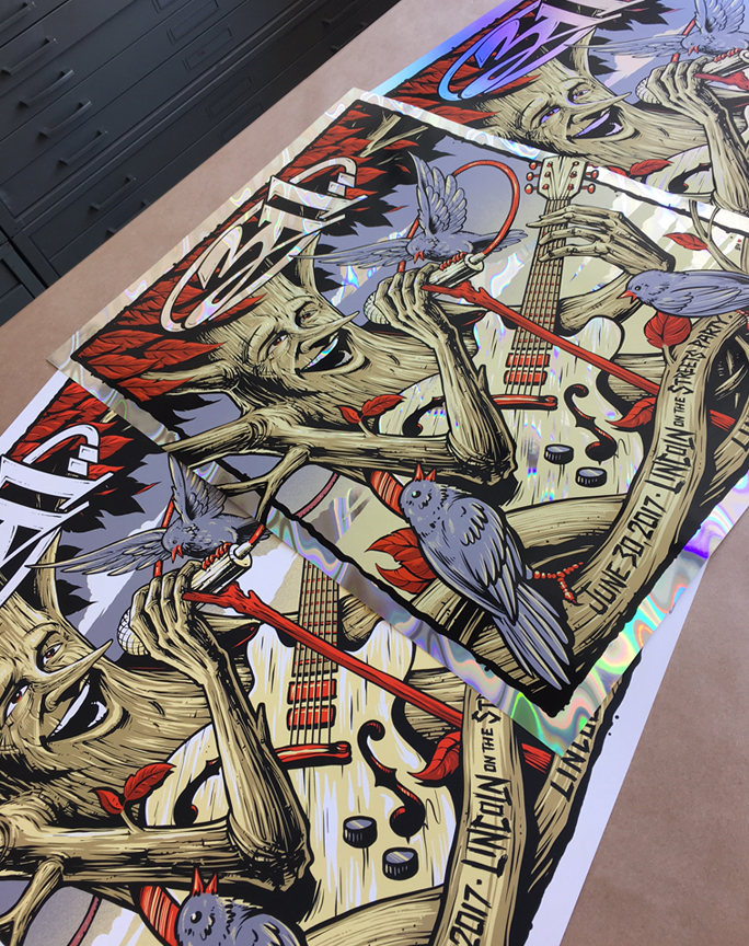 INSIDE THE ROCK POSTER FRAME BLOG: 311 Lincoln Print By Brandon Heart ...