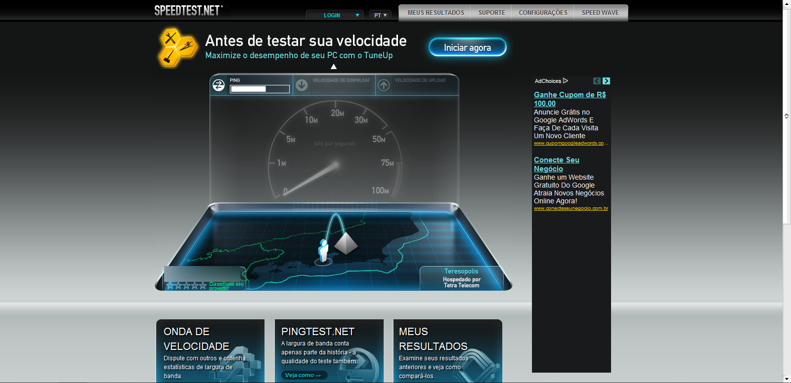 Como medir a velocidade da internet ~ Tecnologia é o que importa