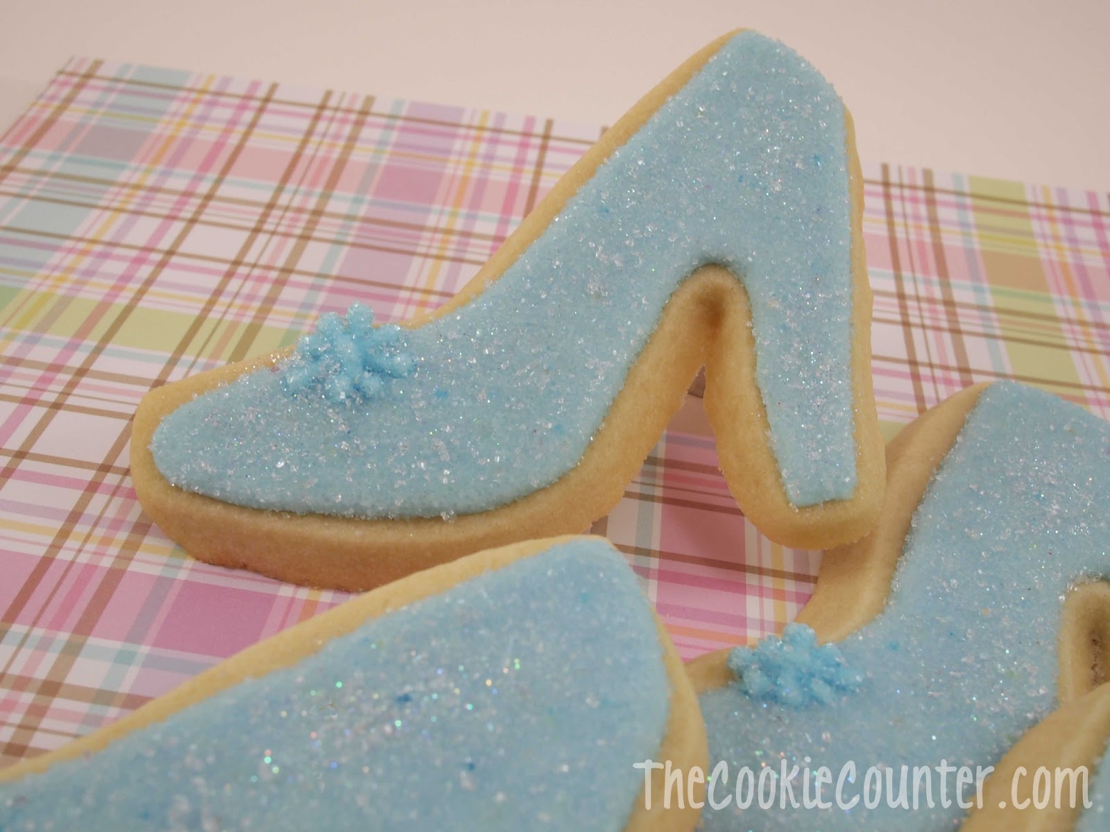 Princess Glass Slipper Cookies
