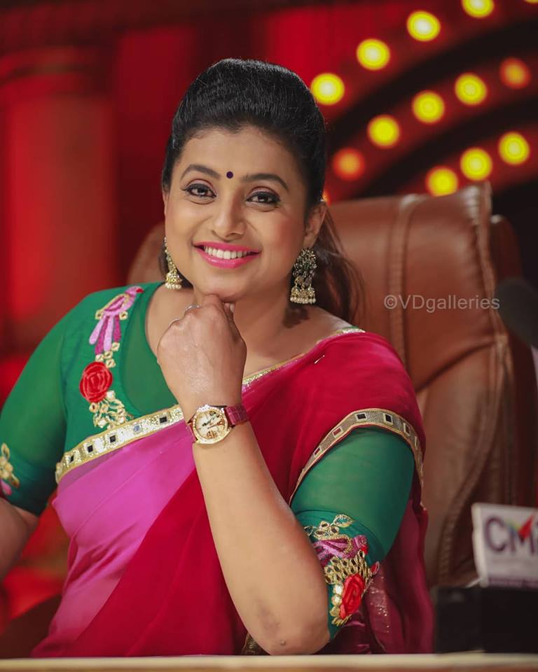 Actress Roja Latest Saree Photos Gallery