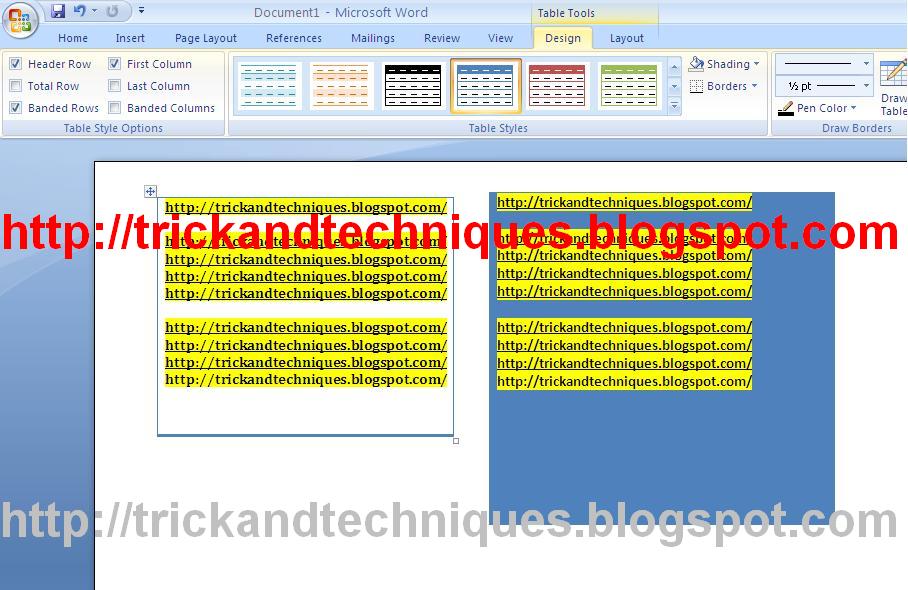 How To Customize the Inserted Table/Text Box ( Easiest Way) Part 2 ...