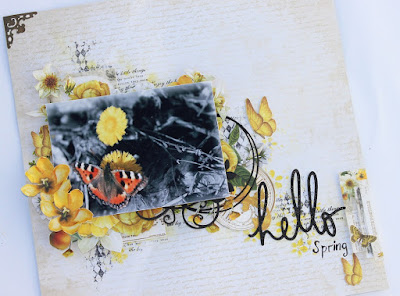 My Craft and Garden Tales: Hello Spring - layout with Kaisercraft's ...
